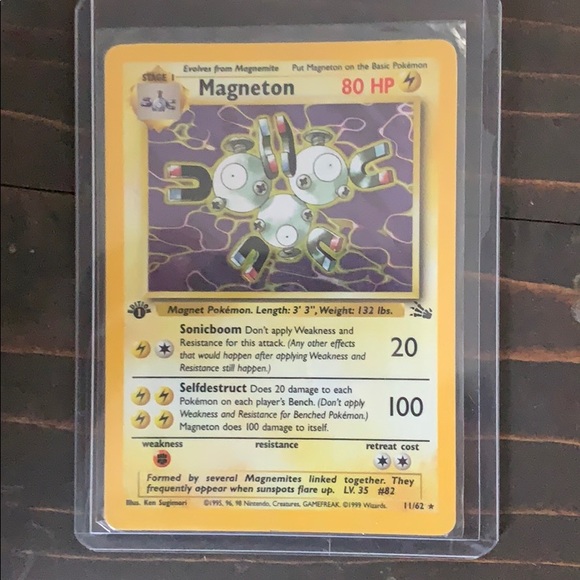 Magneton Pokemon Card